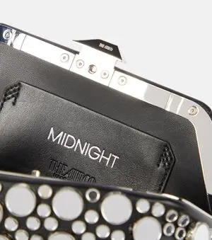Attico Midnight Mini Studded Leather Clutch - Multicoloured