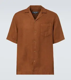 Frescobol Carioca Angelo Linen Shirt - Brown