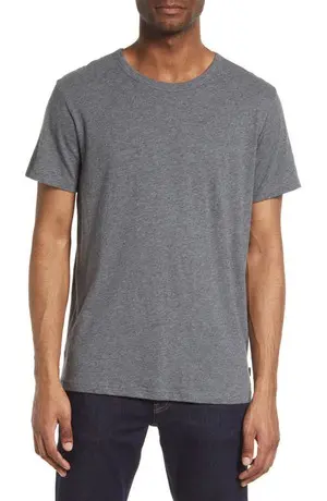 7 For All Mankind Feather Weight Crewneck T-shirt Heather Gr