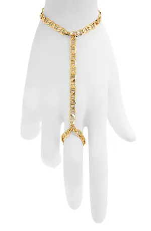 VIDAKUSH Mini Corazon Hand Chain - Gold