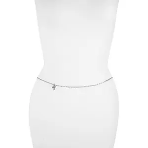 VIDAKUSH Mushroom Charm Chain Belt - Silver