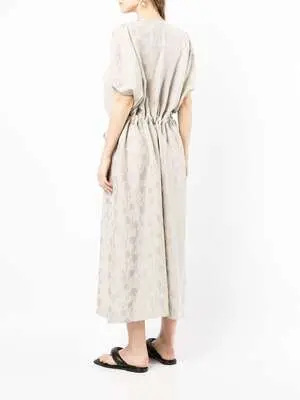 UMA WANG Floral-print Short-sleeve Dress