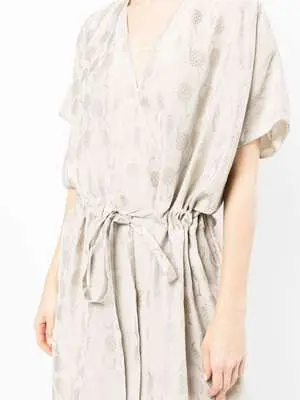 UMA WANG Floral-print Short-sleeve Dress