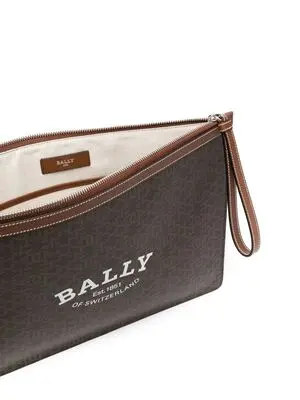 Bally Bollis Logo-print Clutch
