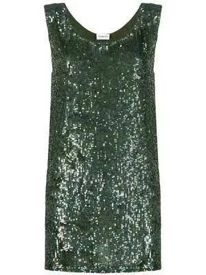 P.a.r.o.s.h Sequin-embellished Top - Green