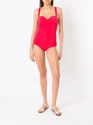 Isolda Ruched-detail Swimsuit