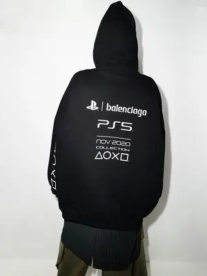 Balenciaga Graphic-print Hoodie