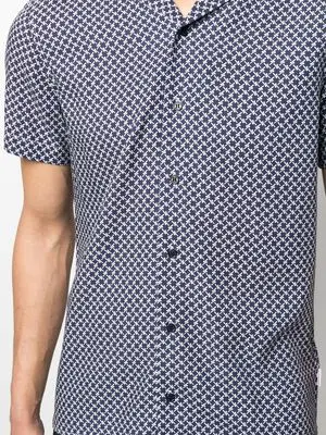 Orlebar Brown All-over Graphic-print Shirt - Blue