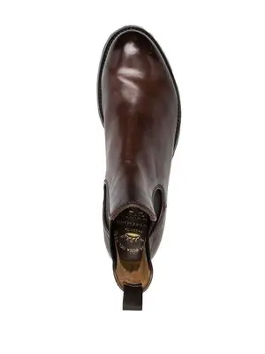 Officine Creative Anatomia Leather Chelsea Boots