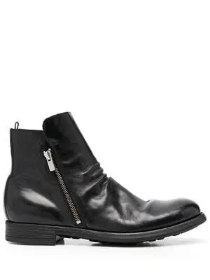 Officine Creative Leather Ankle Boots