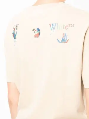 Off-White Logo-print Cotton T-shirt
