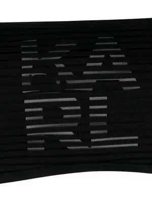 Karl Lagerfeld Logo-print Bandeau Bikini Top