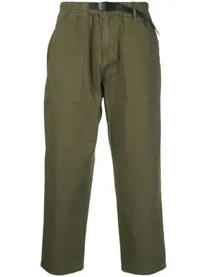 Gramicci Elasticated Drawstring-waistband Trousers - Olive