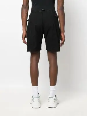 Gramicci Buckled-waistband Detail Shorts - Black