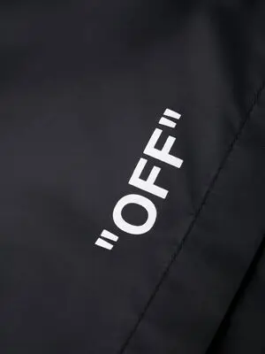 Off-White Logo-print Swim Shorts