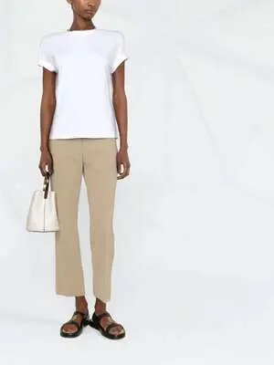Brunello Cucinelli Chain-trim Round-neck T-shirt - White