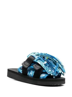 ALANUI X SUICOKE Paisley-print Fringed Sandals