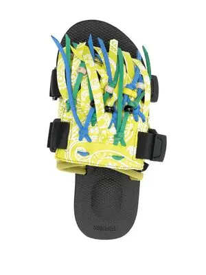 ALANUI X SUICOKE Paisley-print Fringed Sandals