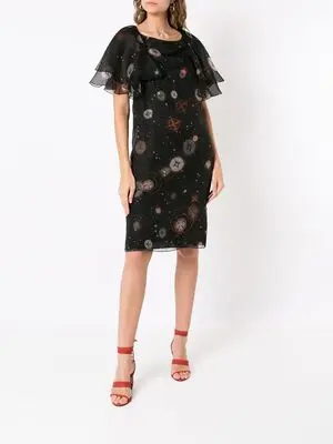 Isolda Ruffle-sleeve Dress