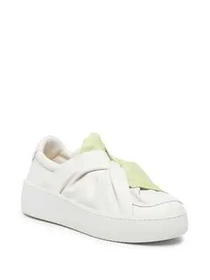 Ports 1961 Two-tone Knot-detail Loafers - White