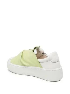 Ports 1961 Two-tone Knot-detail Loafers - White