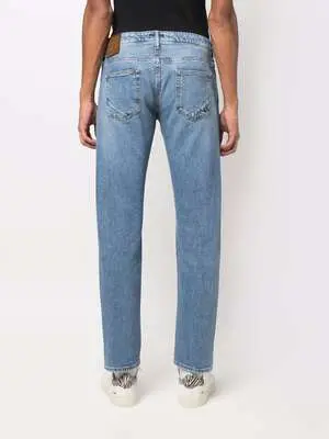 Incotex Mid-rise Straight-leg Jeans - Blue