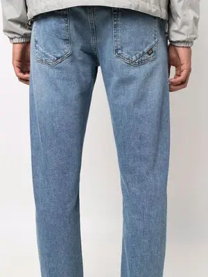 Incotex Mid-rise Straight-leg Jeans - Blue