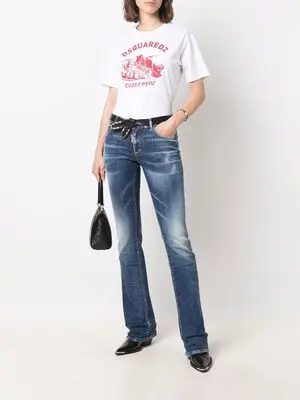 Dsquared2 Low-rise Flared Jeans