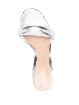 GIANVITO ROSSI Bijoux Padded Sandals - Silver
