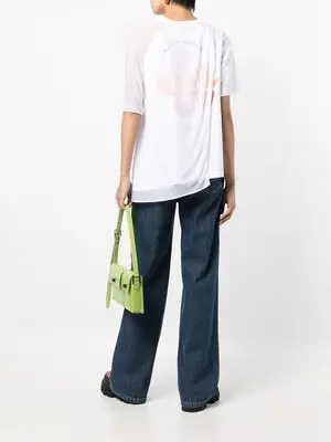 SJYP Logo-print Layering T-shirt