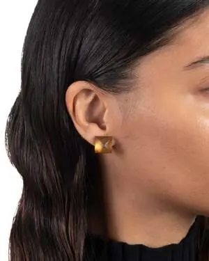 Alexis Bittar Pyramid Post Lucite Earring