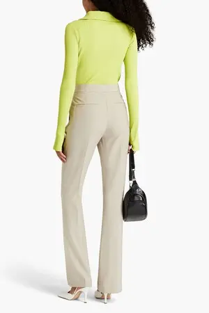 Helmut Lang Layered Twill Bootcut Pants