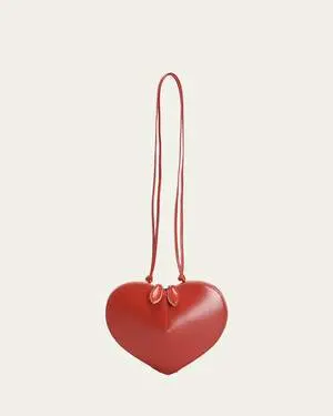 Alaïa Le Coeur Leather Crossbody Bag - Laque