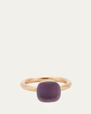 Pomellato Pomellato Nudo Gele Classic 18k Gold Amethyst Ring Amethyst And Mop