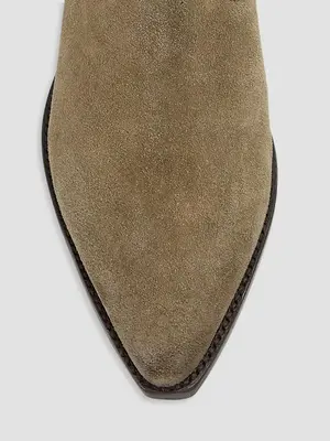 Isabel Marant Étoile Duerto 40mm Suede Western Boots - Taupe