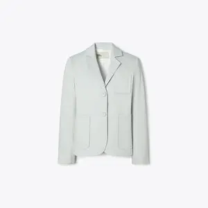Tory Burch Cotton Twill Jacket - Misty Rain