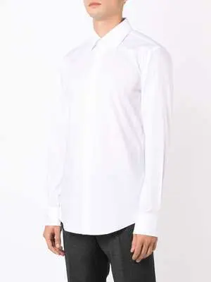 BOSS Slim-fit Shirt In Easy-iron Stretch-cotton Poplin - White