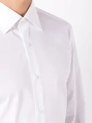 BOSS Slim-fit Shirt In Easy-iron Stretch-cotton Poplin - White