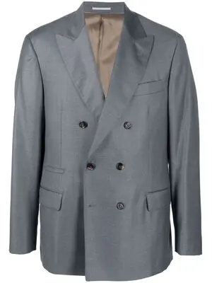 Brunello Cucinelli Double-breasted Wool Blazer