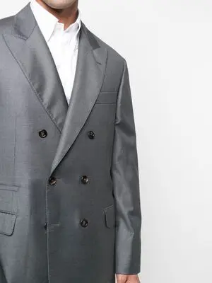 Brunello Cucinelli Double-breasted Wool Blazer