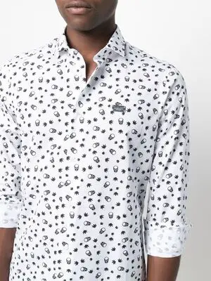 Philipp Plein All-over Skull-print Shirt