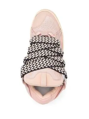 LANVIN Chunky Lace-up Sneakers - Pink