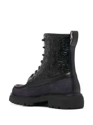 FERRAGAMO Gancini Biker Boots