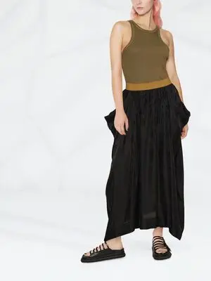 UMA WANG Side-draped Maxi Skirt