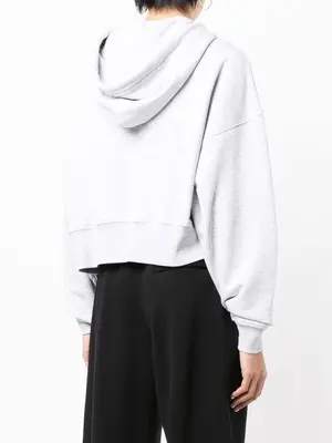 MSGM Logo-print Zip-up Hoodie