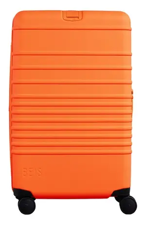 BEIS The Medium Check-in Roller Suitcase Orange