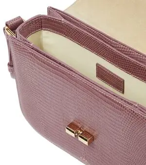 A.p.c. Grace Small Croc-effect Leather Shoulder Bag