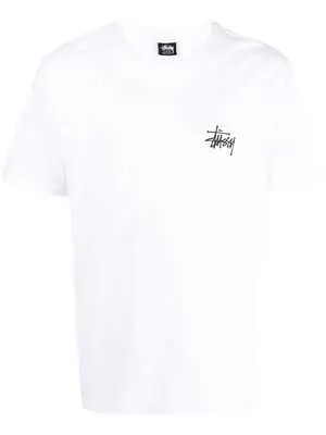 StÜssy Logo Print T-shirt - White