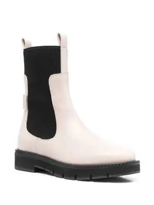 FERRAGAMO Two-tone Boots - Neutrals