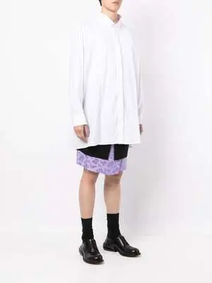 Raf Simons Logo-patch Button-up Shirt